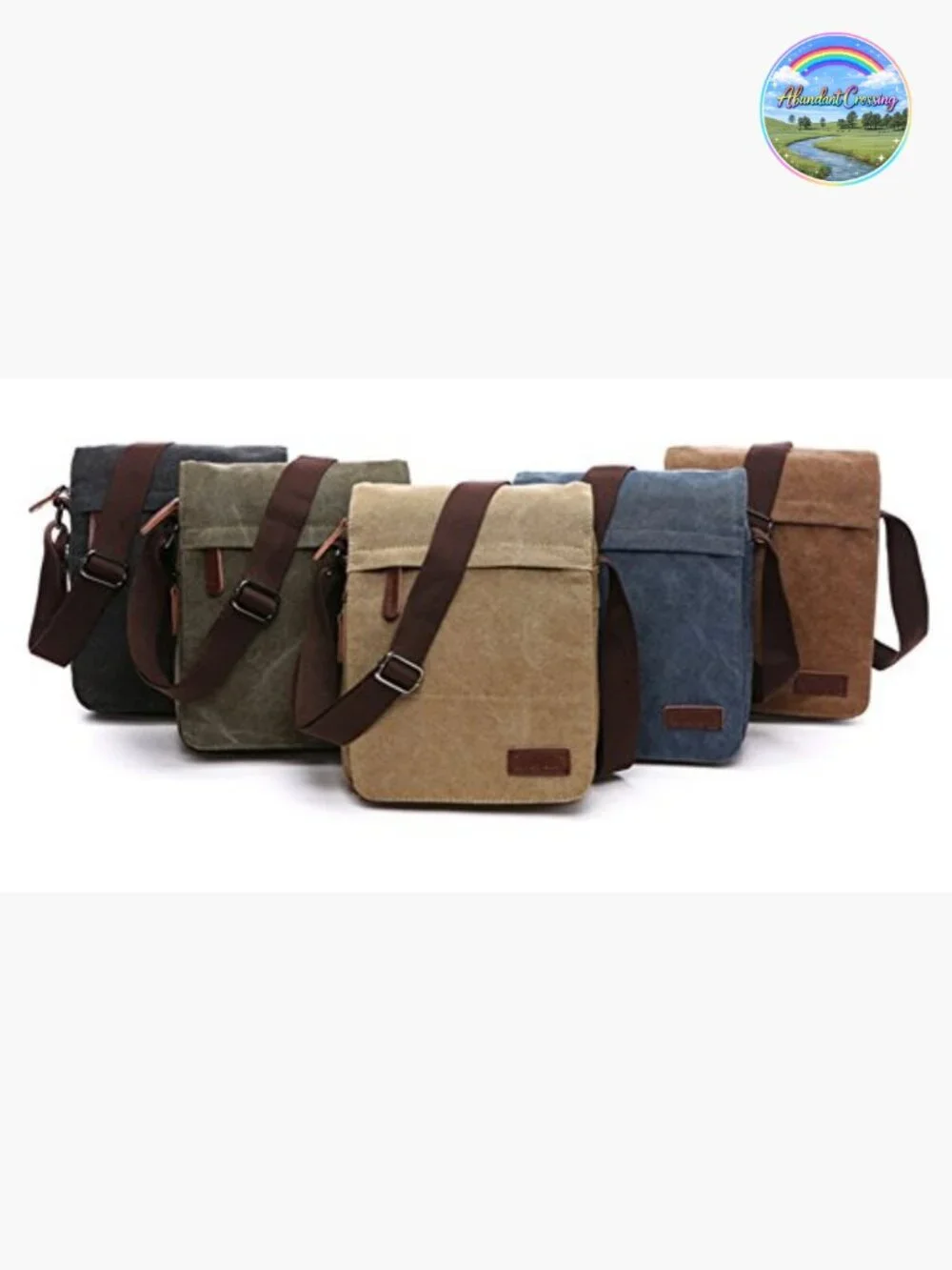 Bags | Vintage Canvas Messenger Crossbody Bag Shoulder Bag | Poshmark